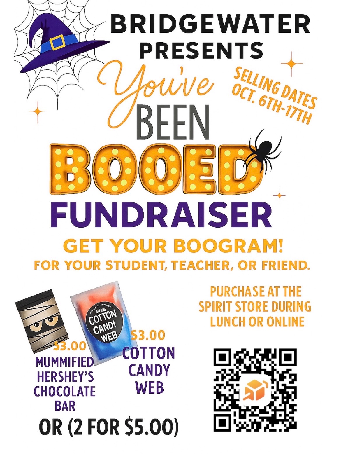 Boo-Grams - Bridgewater Middle School PTSO